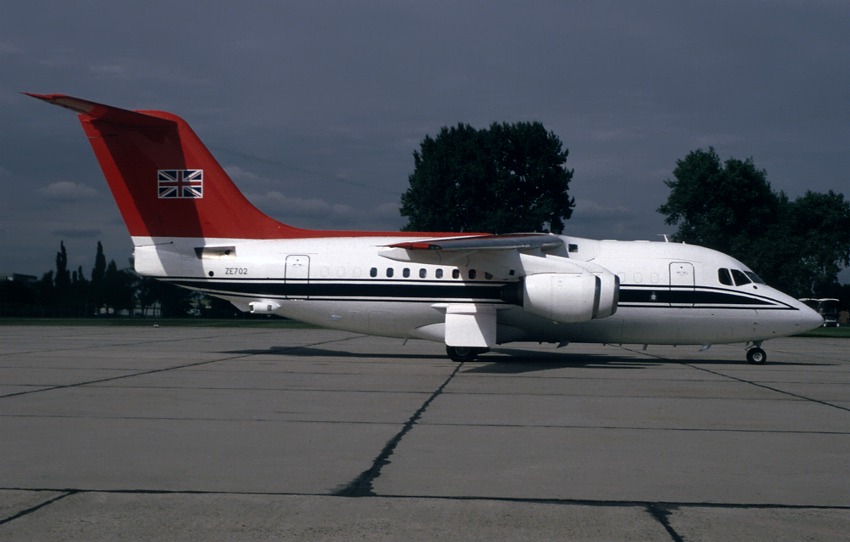 Royal Queens Flight BAe-146/CC2 ZE702