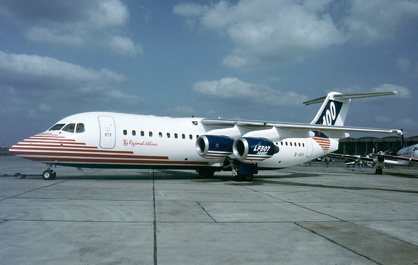 ILA1992 AVRO RJ100 G-OIII