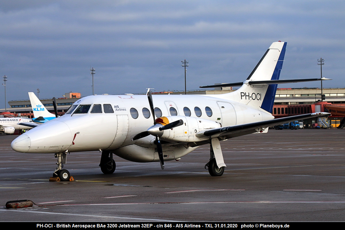 PH-OCI-British Aerospace BAe 3200 Jetstream 32EP-846-AIS Airlines-TXL ...